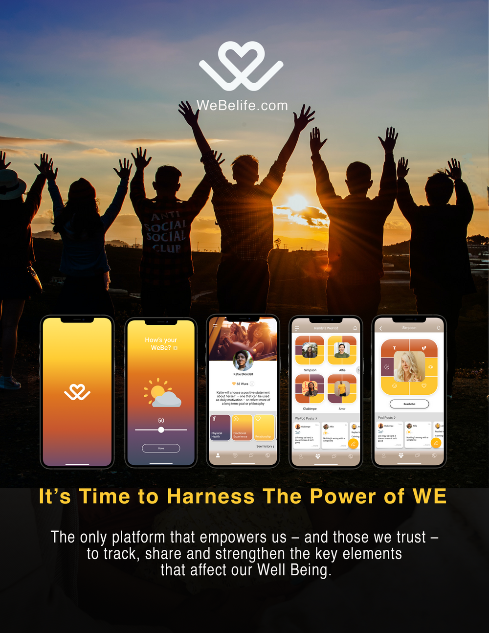 Track, Share, and Strengthen - WeBe Life