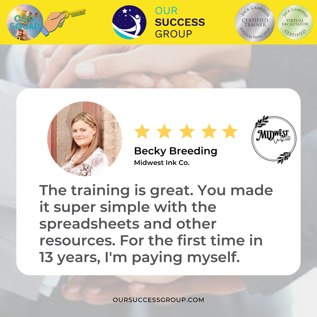 Education, Training, and Accountability - Our Success Group