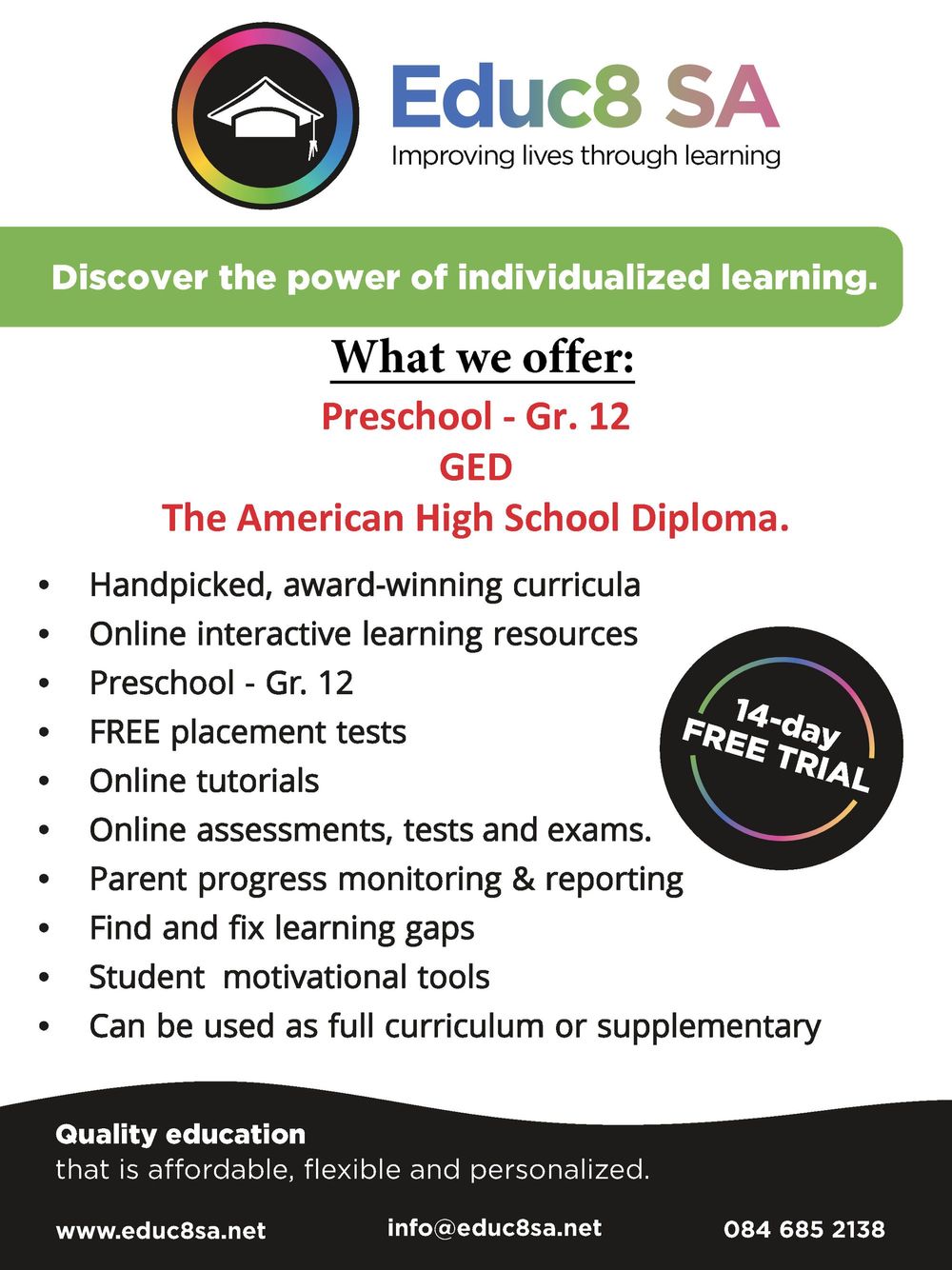 Ideal Choice for Your Homeschool Curriculum - Educ8 SA