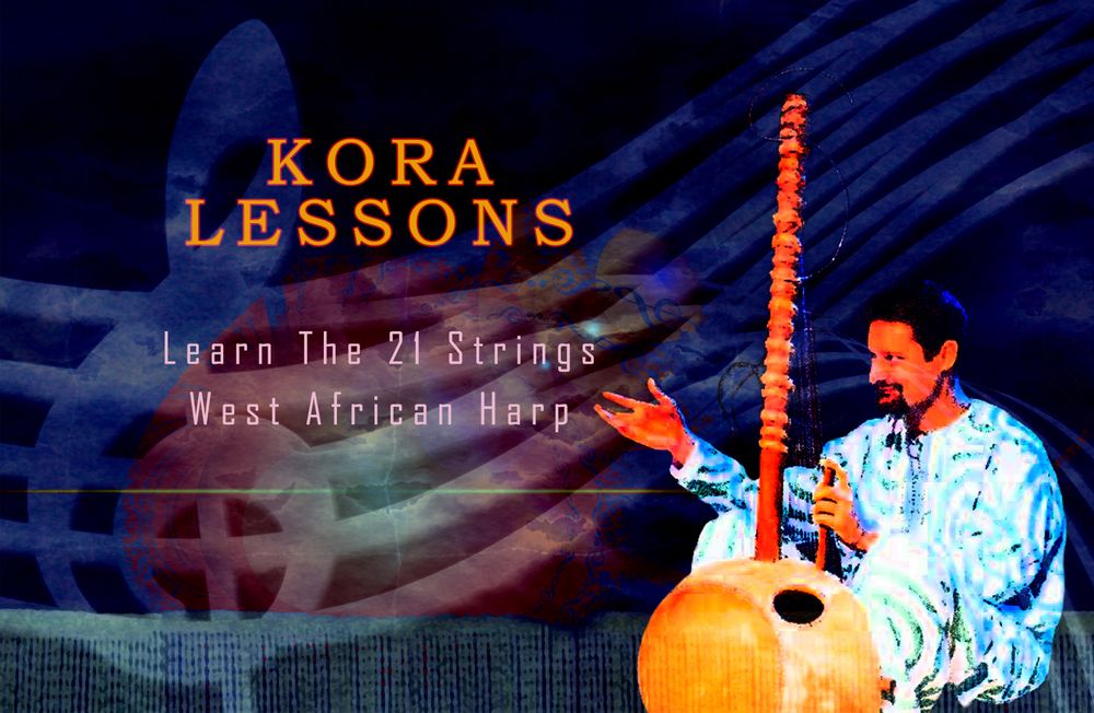 Learn the 21 Strings West African Harp - Kora Lessons