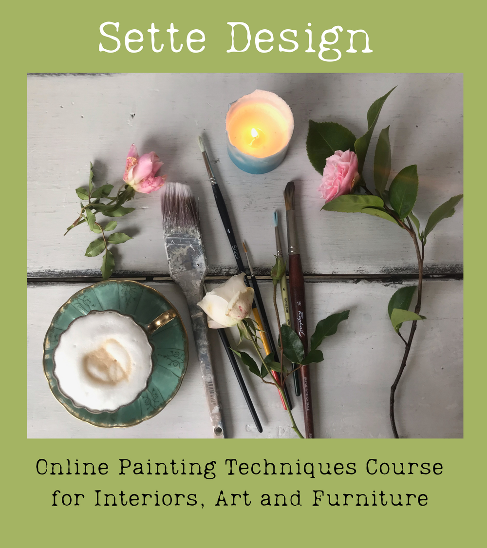 Painting Interiors, Furniture and Art - Sette Design