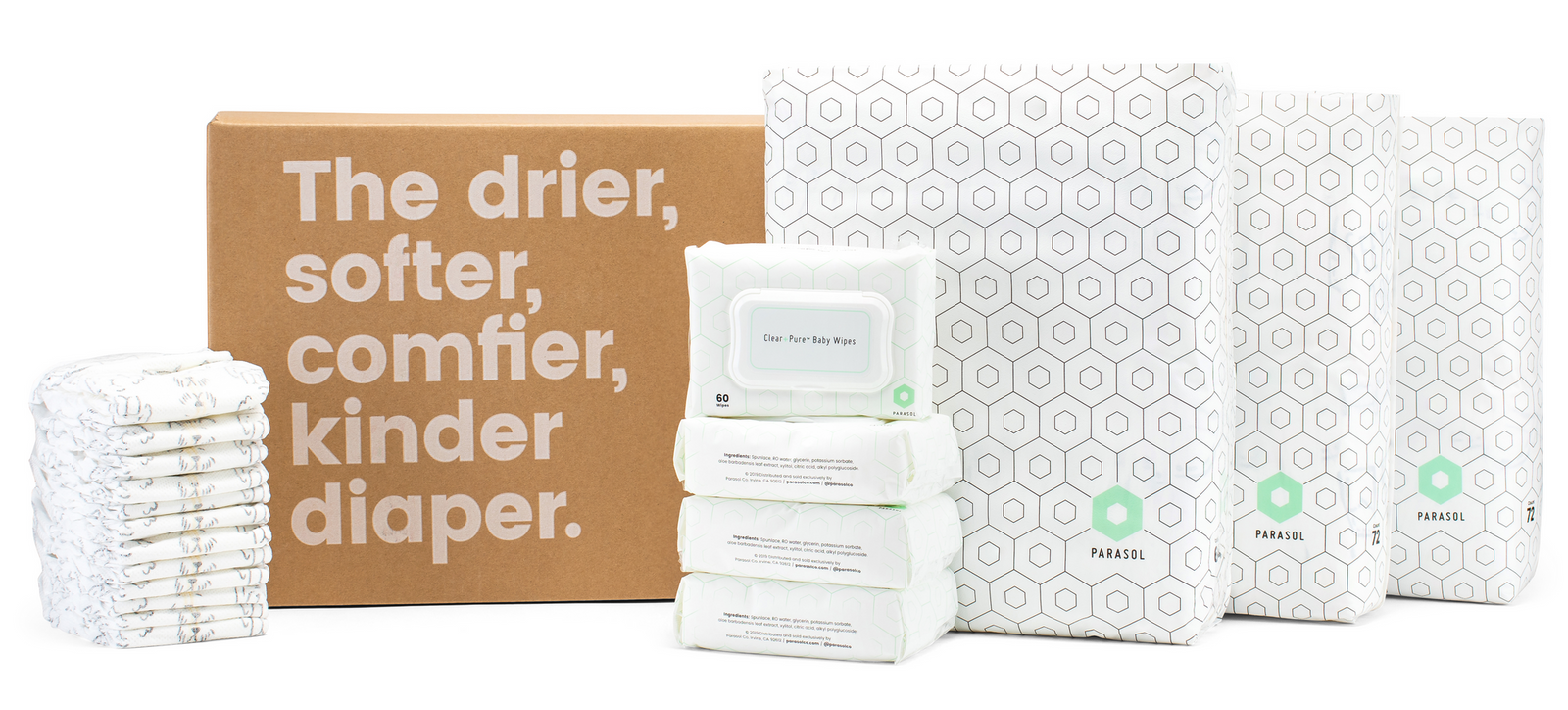 Most Comfortable Eco-friendly Diapers - Parasol