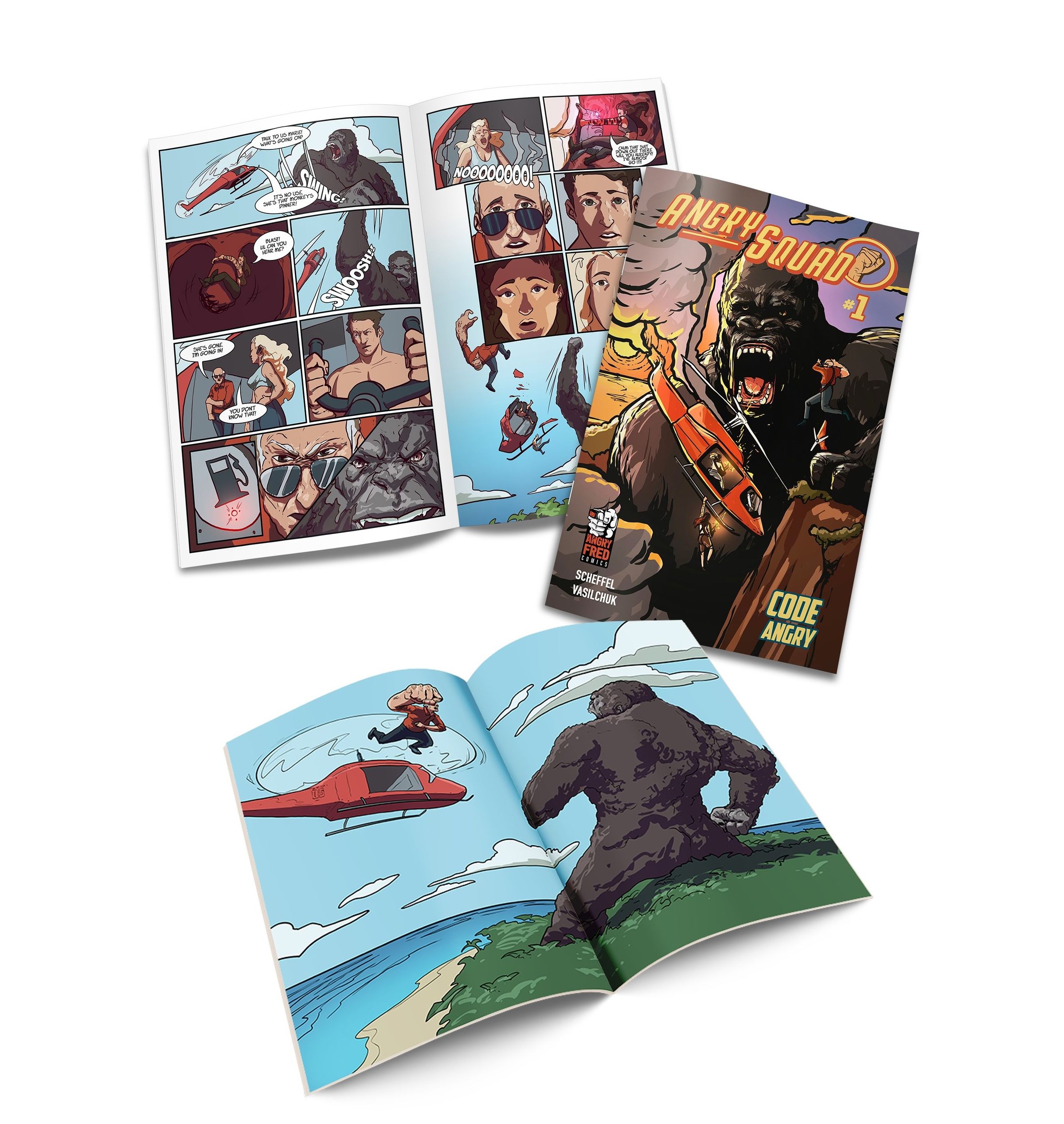 High-end Action-driven Stories - Angry Fred Comics